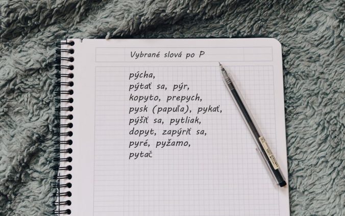 Vybrané slová po P | Jazykovedkyna.sk